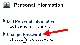 Blackboard Support for Students: Changing Your Blackboard Password